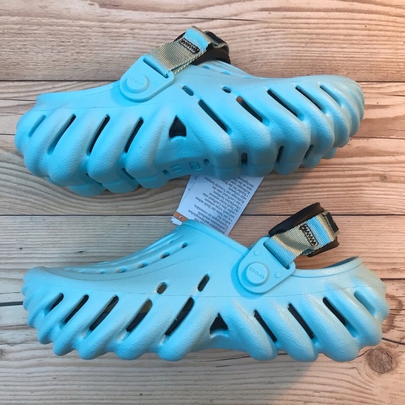 CROCS | Shoes | Crocs Echo Clog Arctic Blue | Poshmark